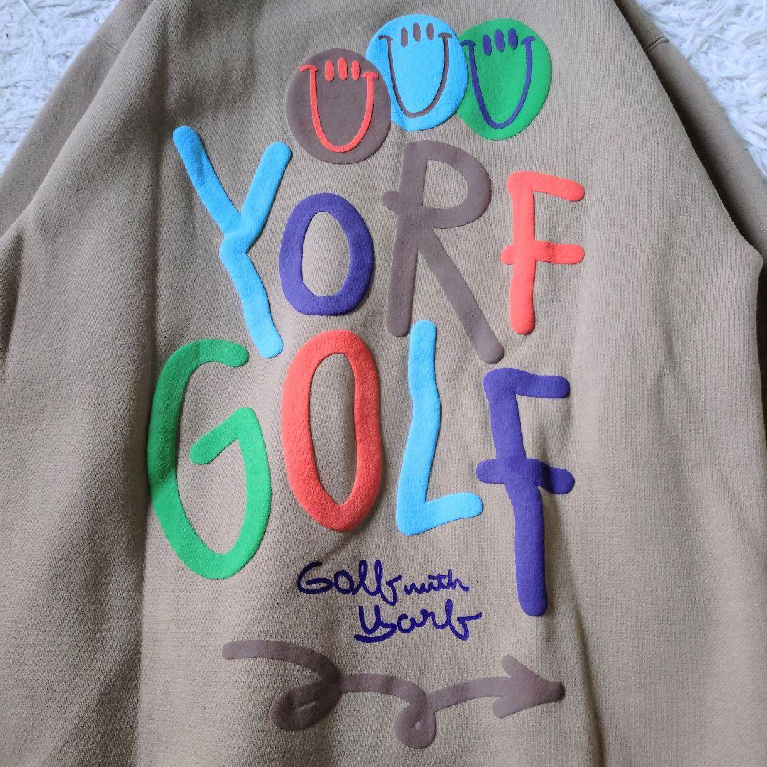 【タグ付き未使用品】YORF GOLF　UNISEX　トレーナー　ベージュ
