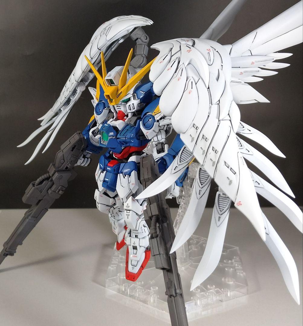 MGSD ウイングガンダムゼロ EW 改修 全塗装 完成品 ヒイロ・ユイ