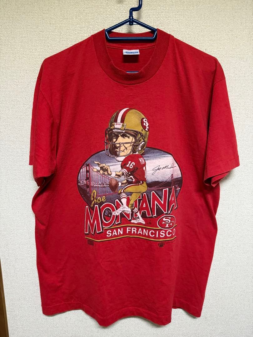 80s ヴィンテージ ジョー・モンタナ サンフランシスコ・49ers Tシャツ