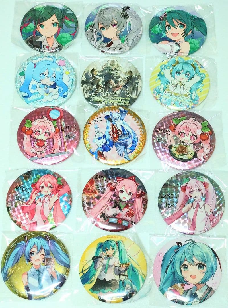 初音ミク 桜ミク 缶バッジ まとめ売り