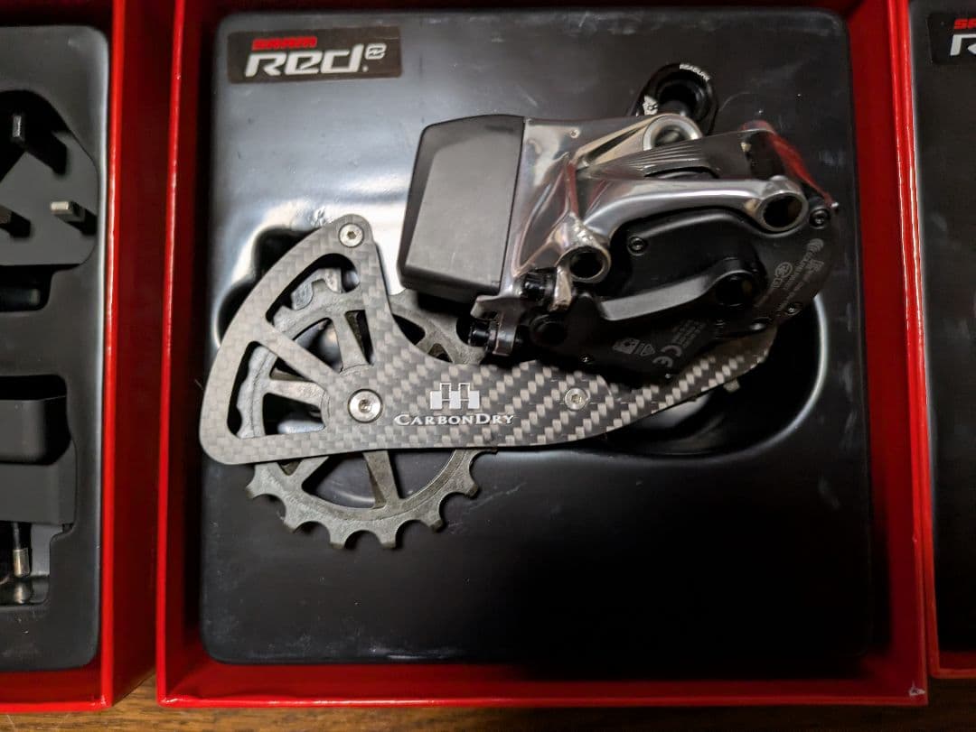 SRAM RED eTap 11速×2CDJビッグプリーV3PLUS 中古良品