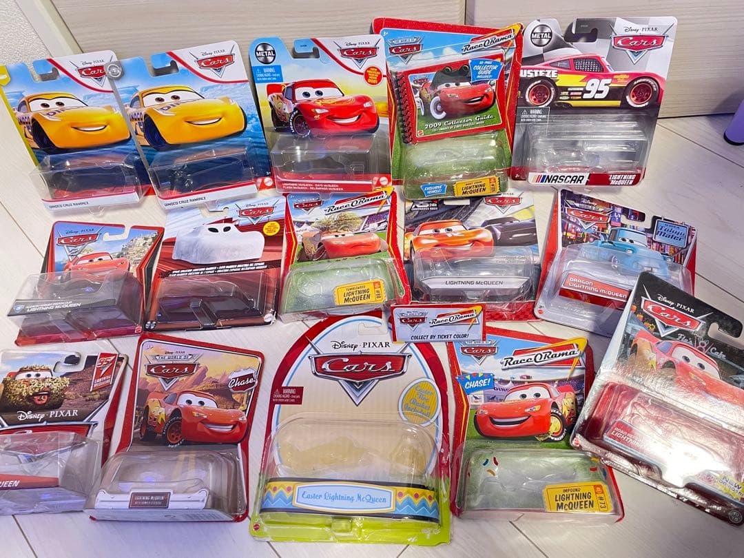 【貴重】mattel マテル cars カーズ マックィーン セット