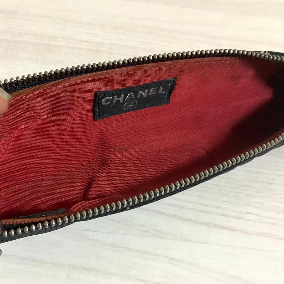 CHANEL シャネル トラベルライン ペンケース 黒 ヴィンテージ