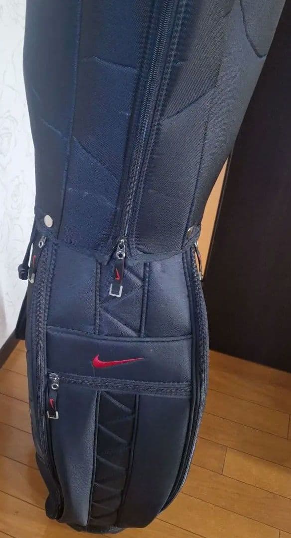 NIKE GOLF キャディバッグ ブラック×レッド