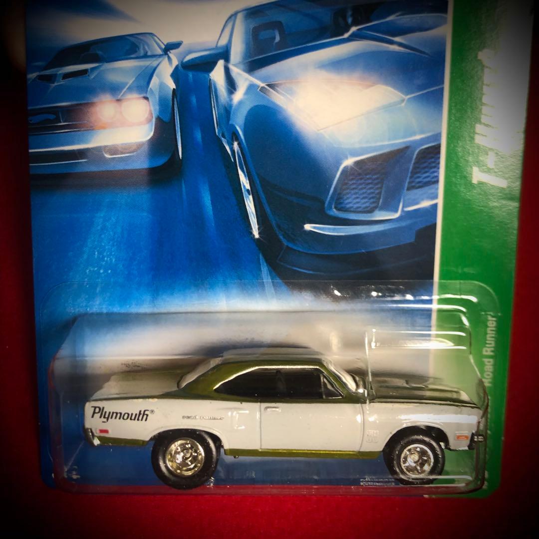 ミニカー HotWheel 70 Plymouth Road Runner T-Hunt$