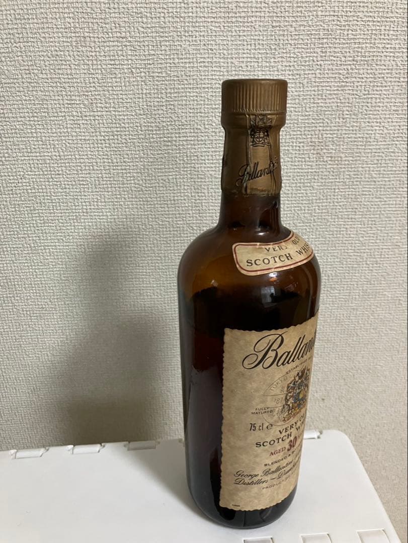 【未開封箱無し】バランタイン30年 Ballantine’s 1980年代購入