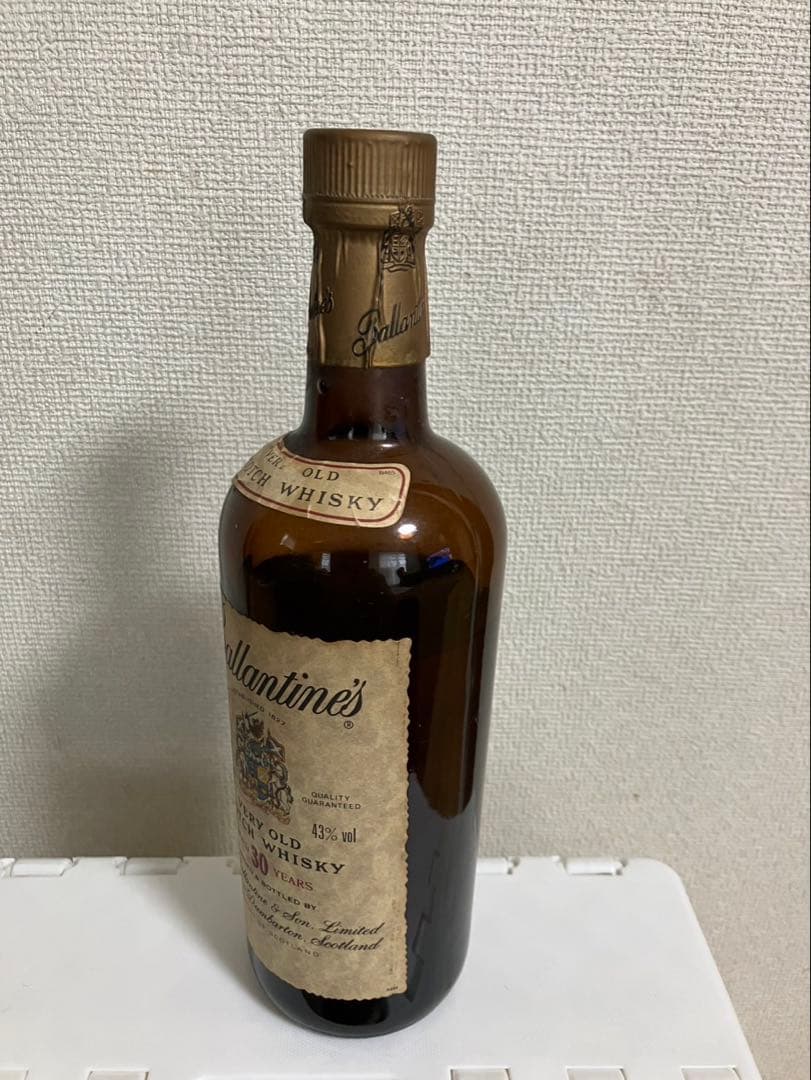 【未開封箱無し】バランタイン30年 Ballantine’s 1980年代購入