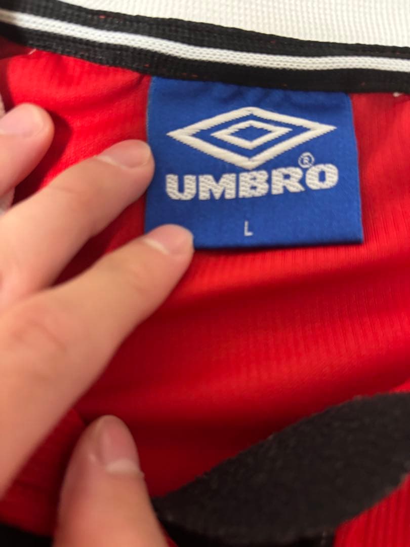 マンチェスターユナイテッド ユニフォーム 98/99 トレブル UMBRO L