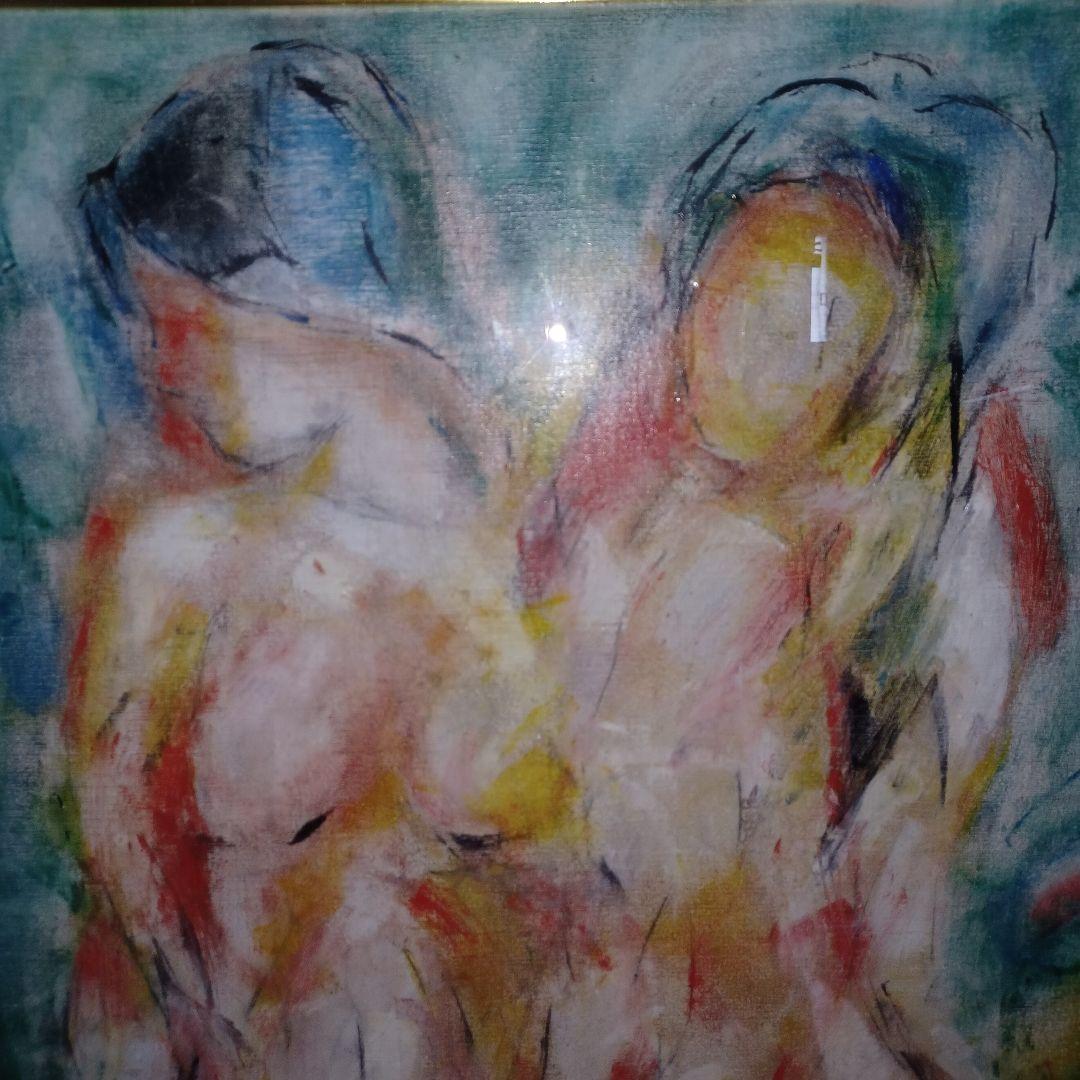 田島英昭　油絵　１０号　東京芸大