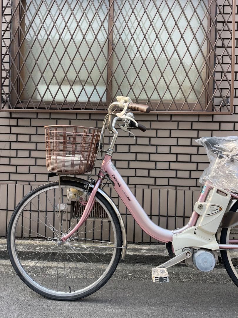パナソニック電動アシスト自転車です。