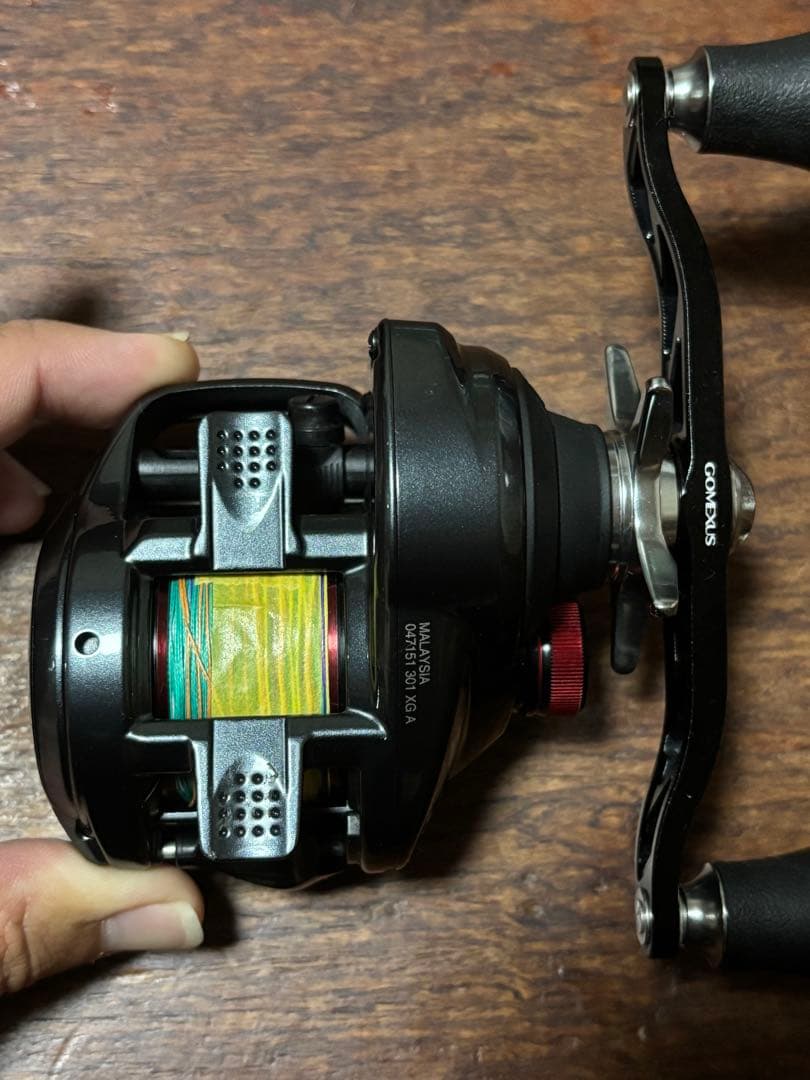 Shimano 24Scorpion MD 301XG ロングハンドル化