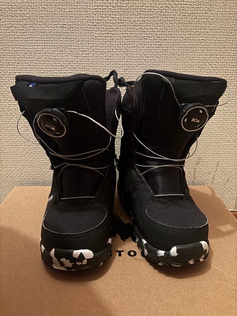 BURTON Boa 子ども用スノーボードブーツ ブラック