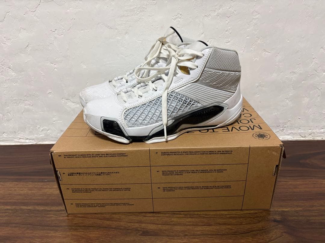 Air Jordan 14 ホワイト/グレー 7.5