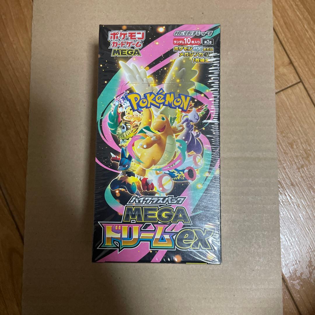 ポケモンカードゲーム MEGAドリームex シュリンク付き 1box
