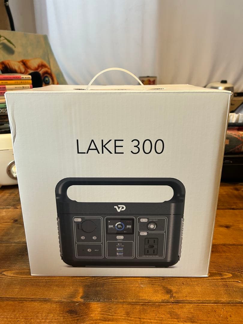 LAKE 300 ポータブル電源 300W キャンプ 防災 災害用
