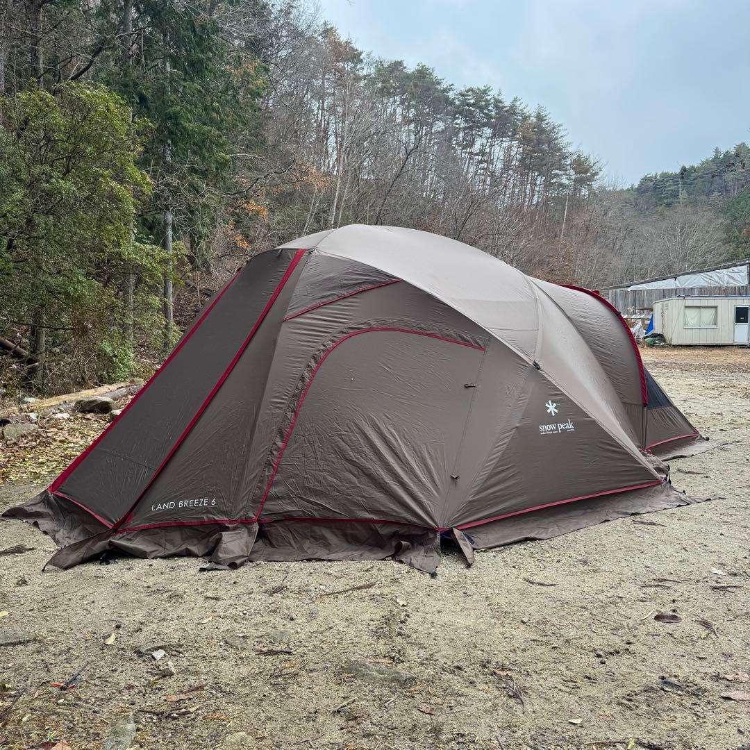 9338.スノーピーク テント ランドブリーズ6 インナーマット有