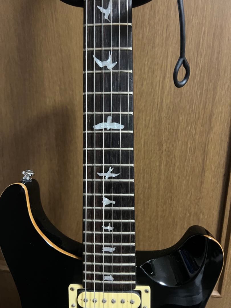 PRS SE Custom24 ブラック ゴールドパーツ