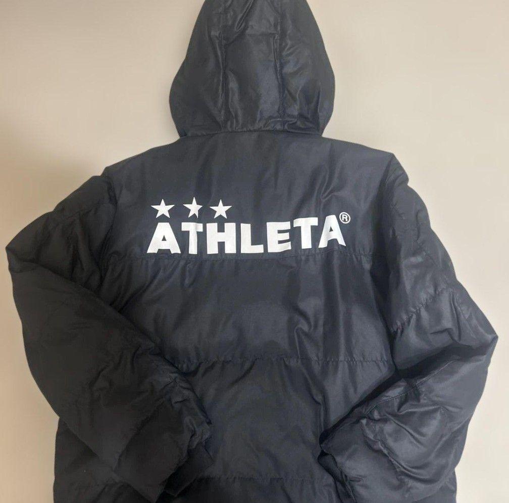 ATHLETA（アスレタ）ベンチコート ロングダウン ブラック