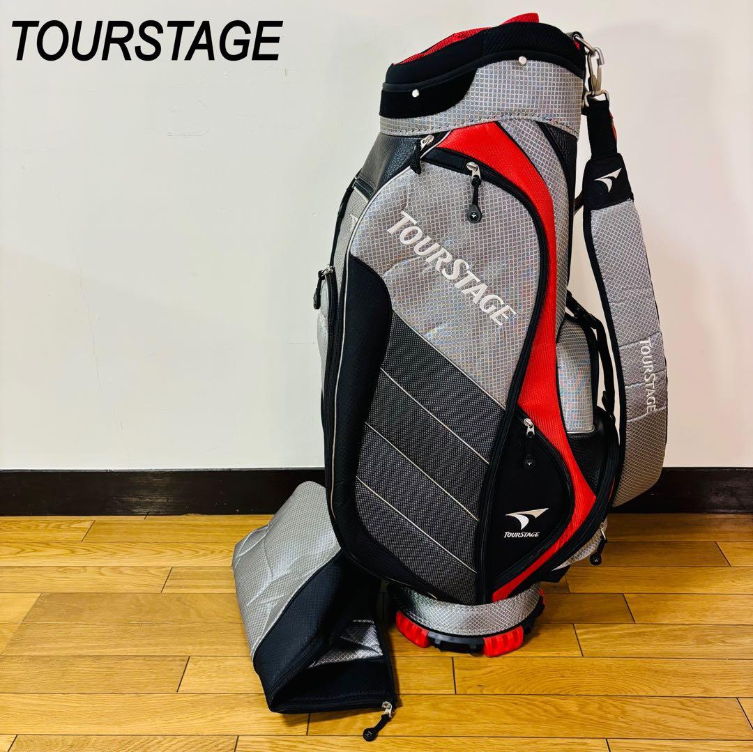 美品　ブリヂストン TOURSTAGE ツアーステージ キャディバッグ 送料込