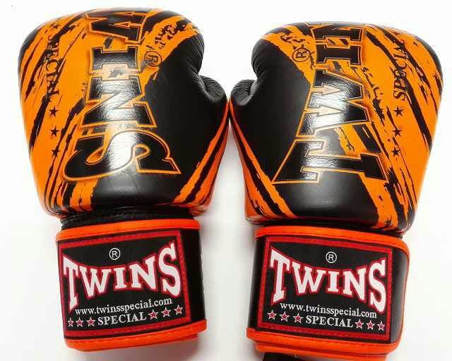 新品 正規 TWINS 本格ボクシンググローブ 本革製 サイズ選択 TW黒オレ