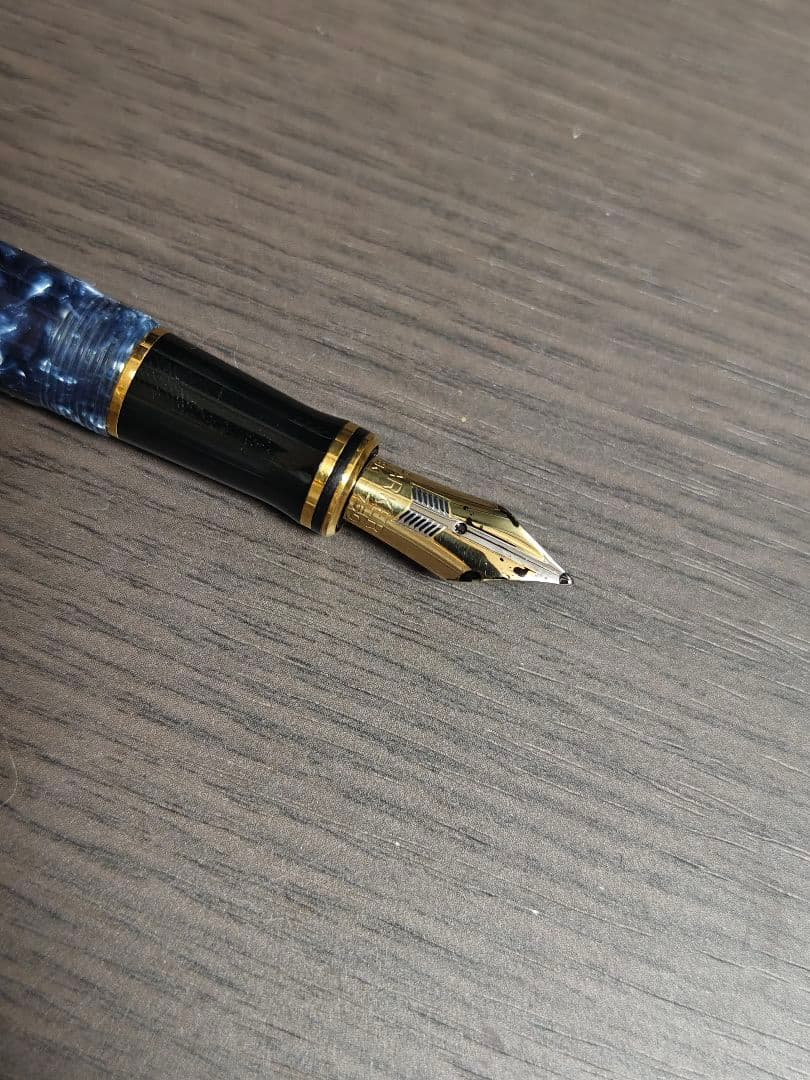 Parker Duofold 750 18Kインク付き万年筆