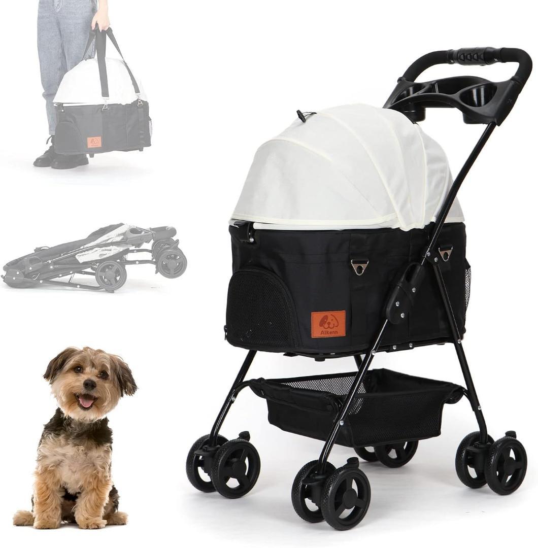 ペットカート 小型犬 猫用 折りたたみ 新品未開封 WSKVG7GED-yx