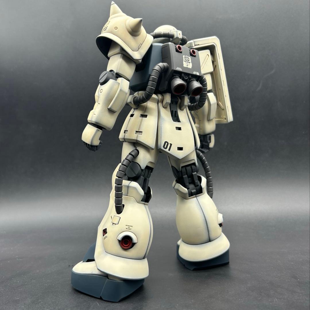 ガンプラ塗装済完成品 MGザクIIF2型（連邦軍仕様）
