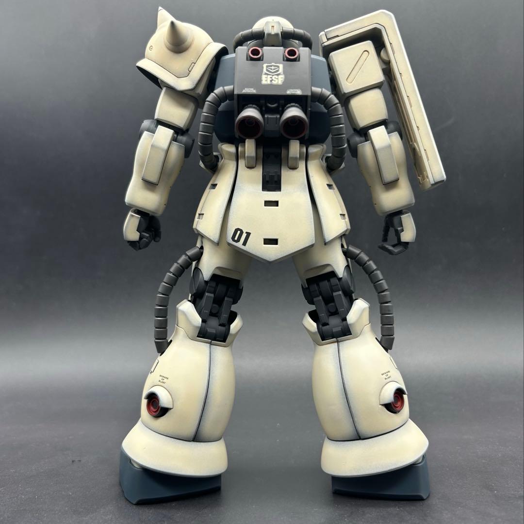 ガンプラ塗装済完成品 MGザクIIF2型（連邦軍仕様）