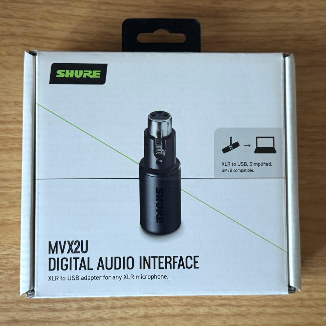 SHURE MVX2U デジタルオーディオインターフェース