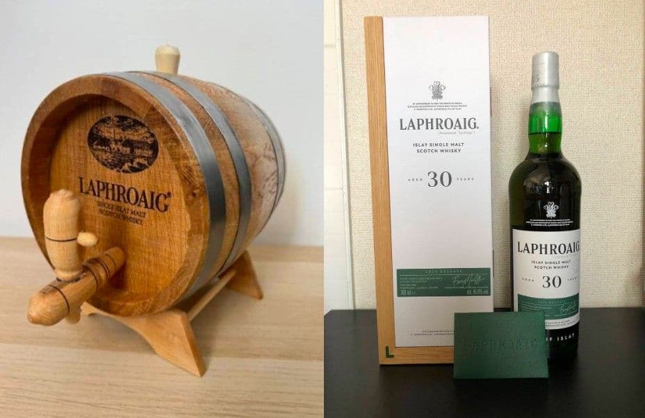 【新品・未開封】LAPHROAIG ラフロイグ 30年・ウッドバーレル セット