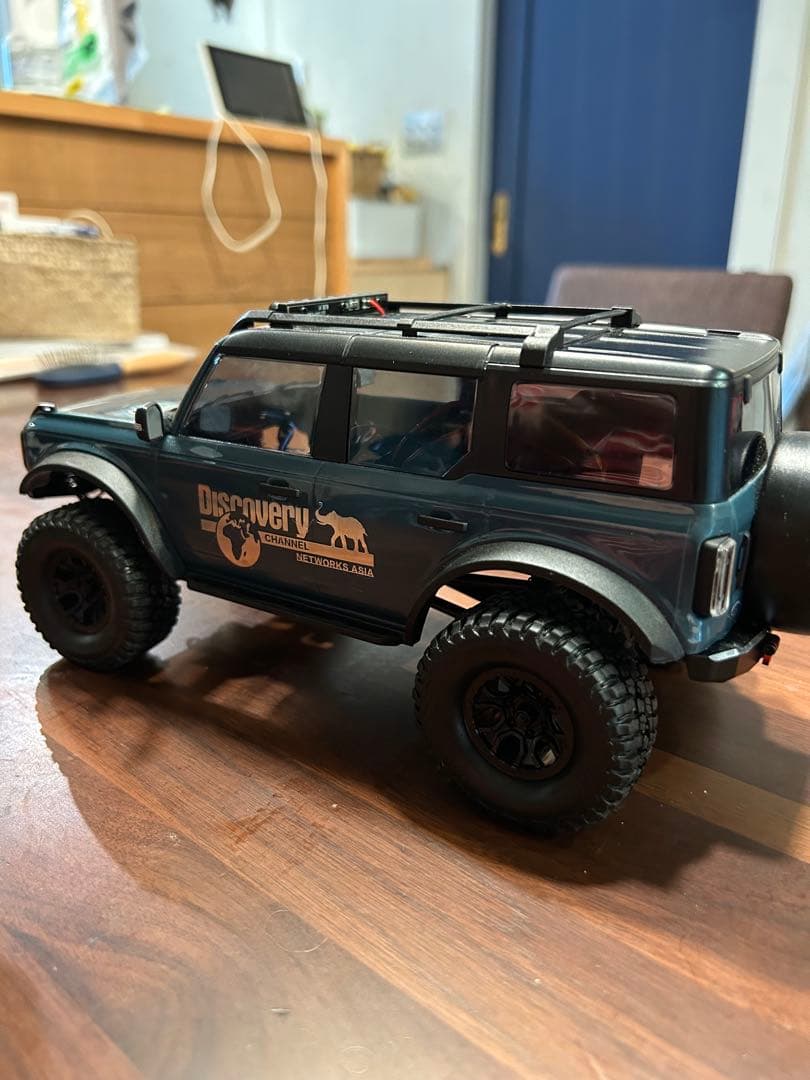 Traxxas trx4m フォードBroncoグレーオフロードRCカー