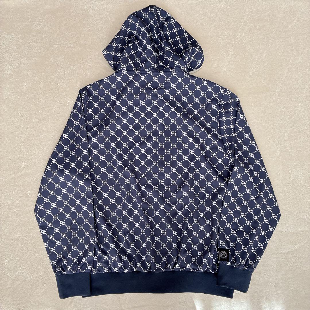 DOCUS ドゥーカス hoodie ゴルフウェア　パーカー　総柄　XL
