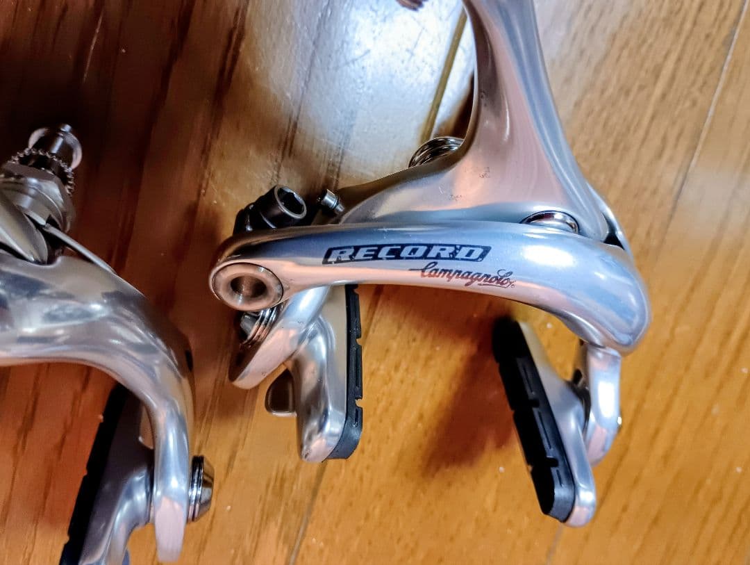 【美品】CAMPAGNOLO RECORD ブレーキキャリパー 前後 ※匿名配送