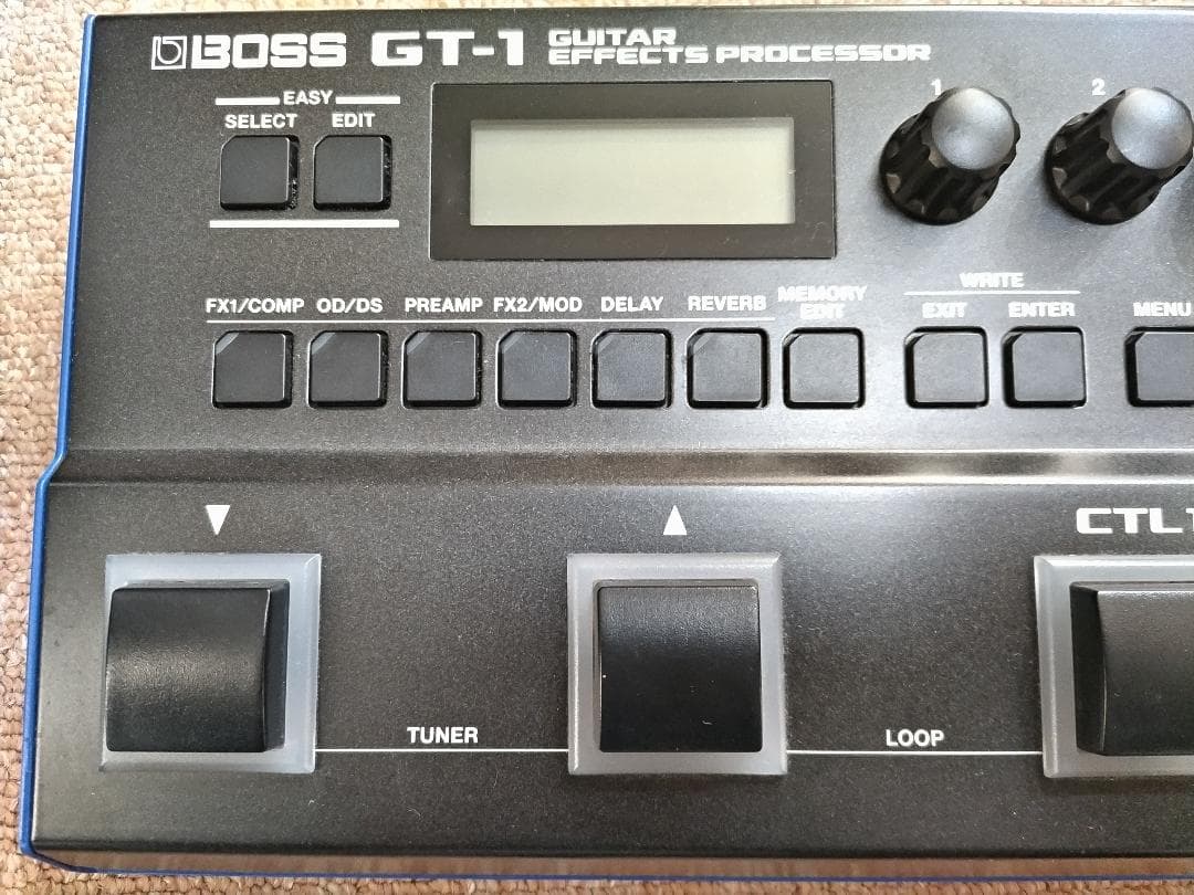 BOSS GT-1 ギターエフェクター（PSA-100S 電源アダプター付）