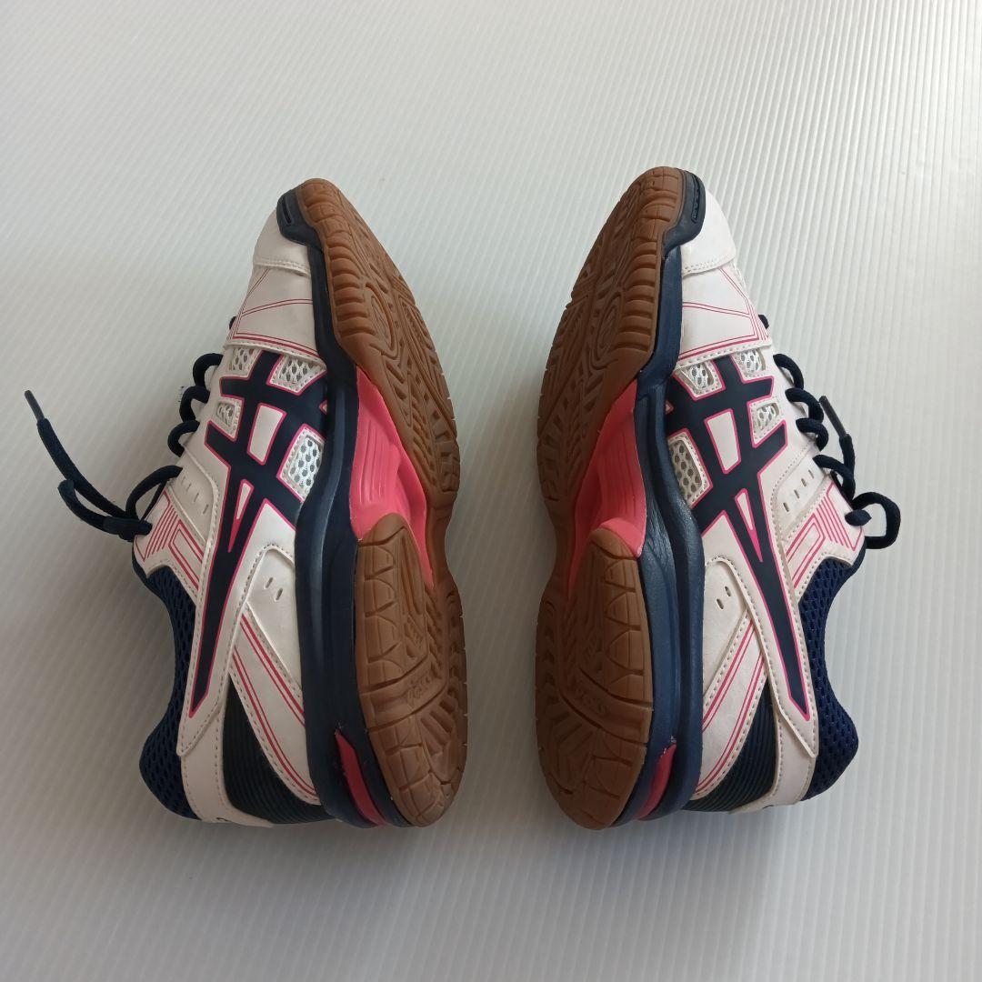 ASICS RYRUS バレーボールシューズ ホワイト/ネイビー/ピンク