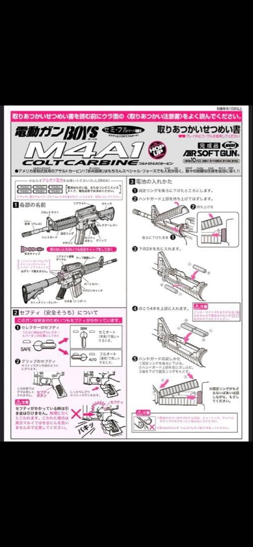 美品　東京マルイ カスタム品　M4A1 電動ガン　R.I.S.version