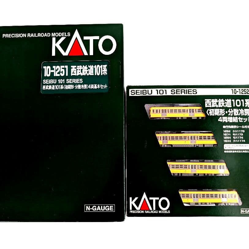KATO 西武鉄道　101系〈初期形・分散冷房〉　4両基本+4両増結セット