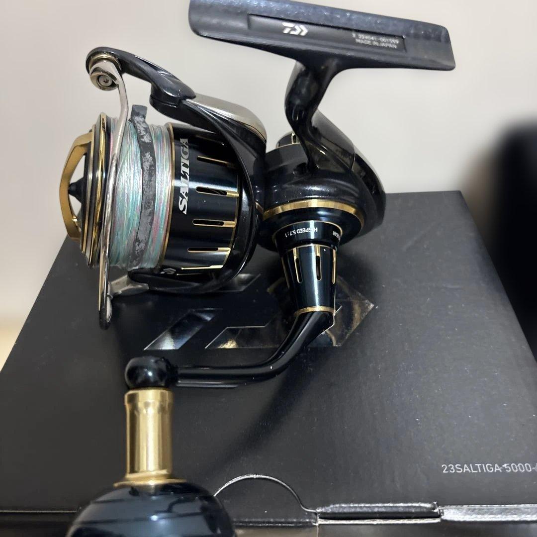 Daiwa 23ソルティガSW5000-H スプール2個　限定ノブ　セット