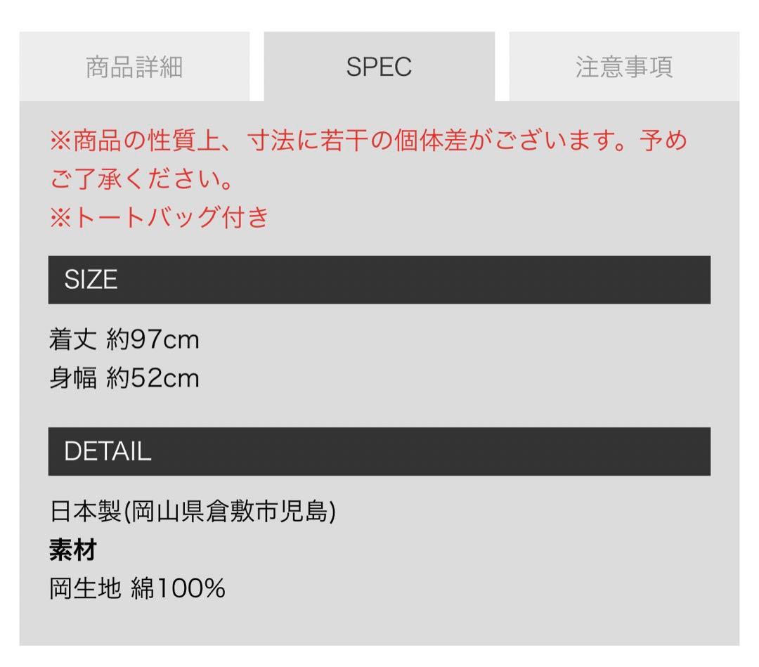 【値下げ】SPECIAL OTHERS ACOUSTIC エプロン　トートなし