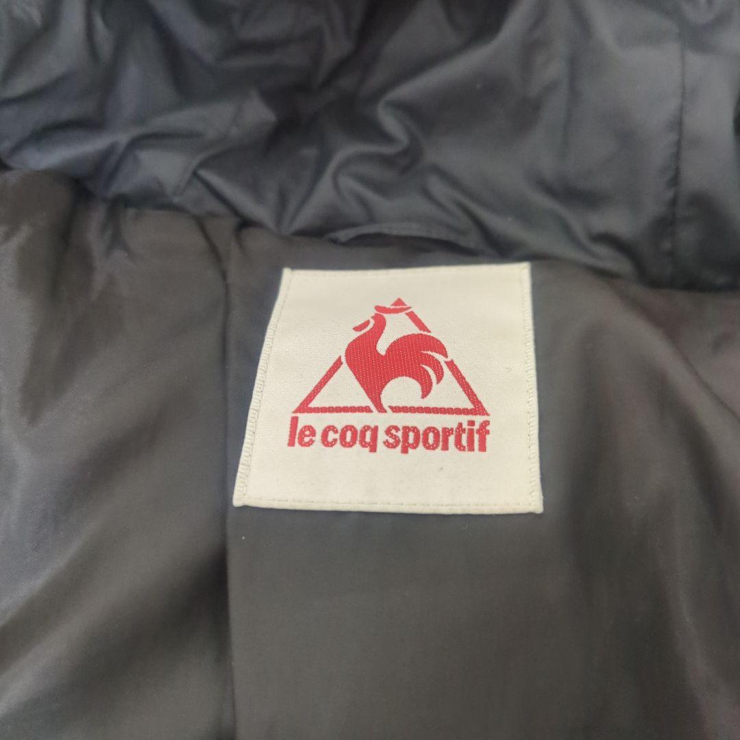 【希少Lサイズ】le coq sportif ベンチコート 黒 ダウン　肉厚
