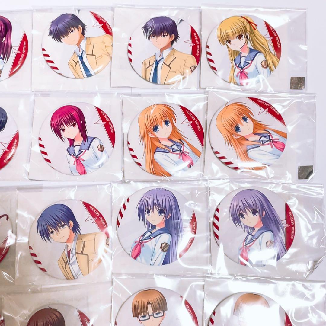 EⅠ Angel Beats! メモリアルくじ Eurekaくじ E賞 缶バッジ