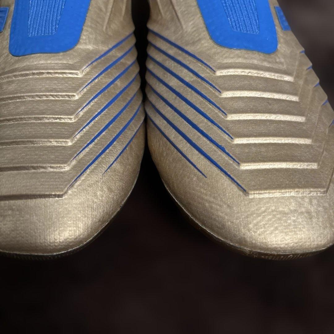adidas Predator ゴールド/ブルー シューズ26.5