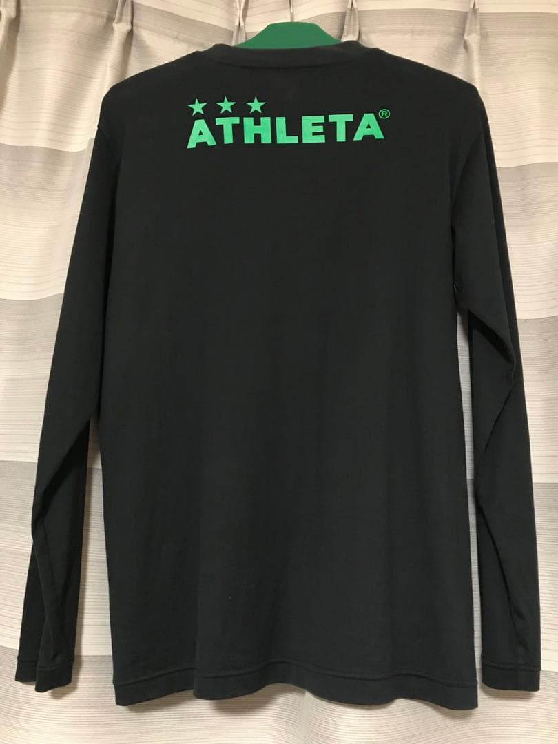 東京ヴェルディ×ATHLETA　ロンT ブラック　Oサイズ