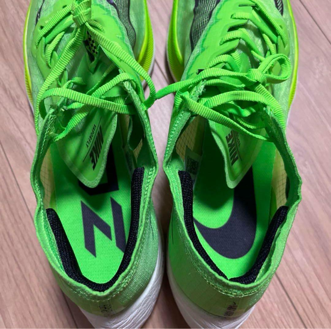 Zoom X Vaporfly Next % Electric Green ②
