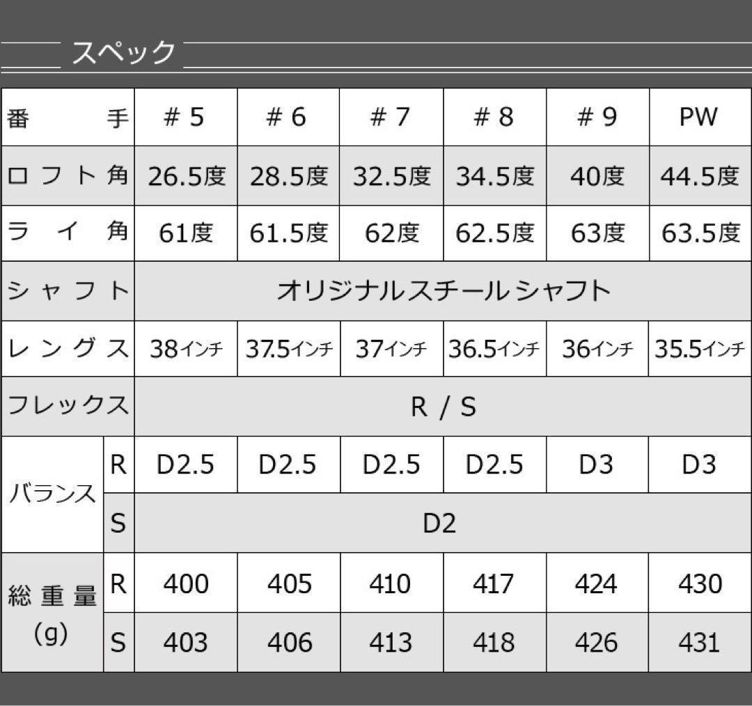 ★激安6本セット★ ダイナミクス アイアン スチール ★番手を超えた爆飛び性能!