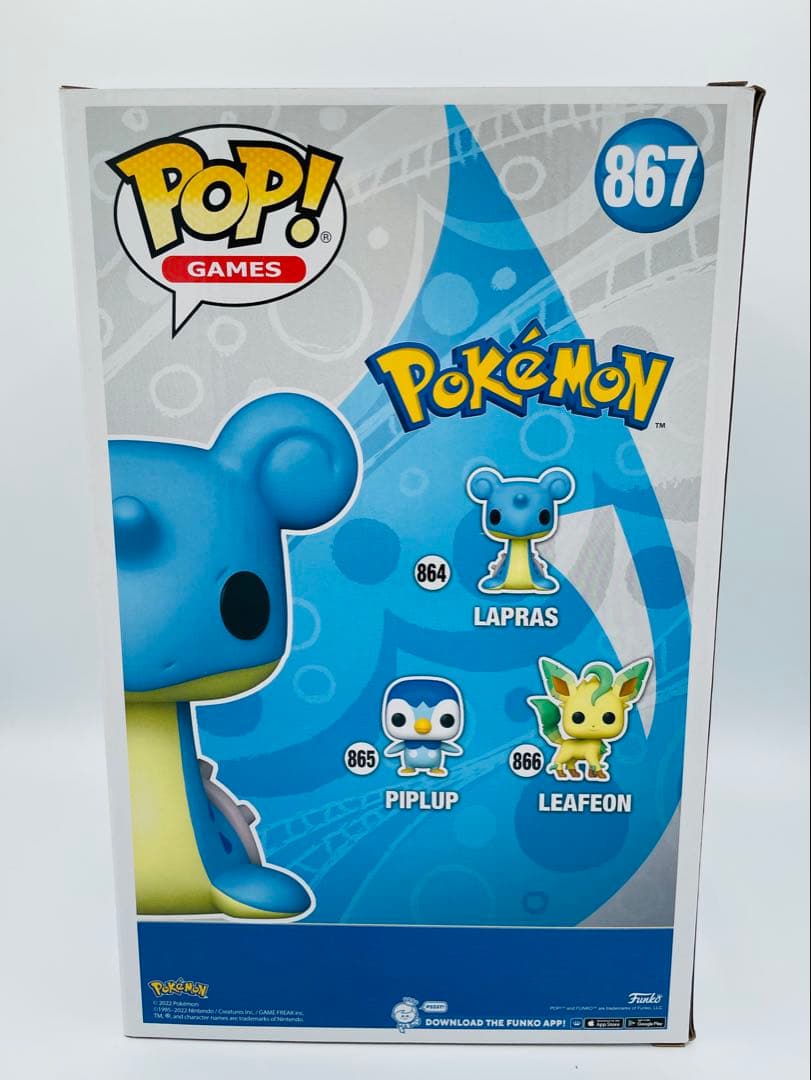 Funko Pop! ポケモン ラプラス 867 特大フィギュア限定版