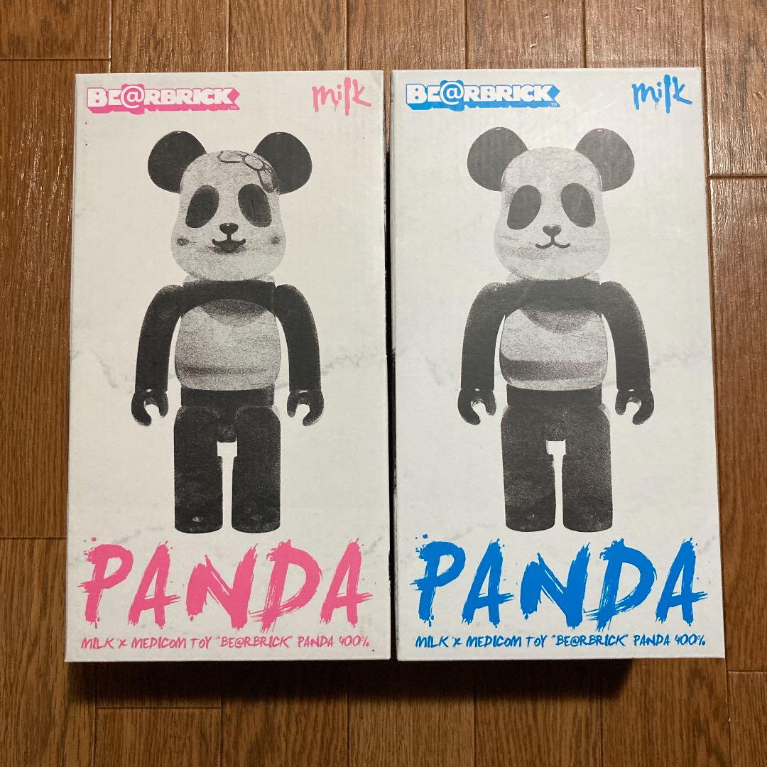 be@rbrick ベアブリック milk panda 2種　400%