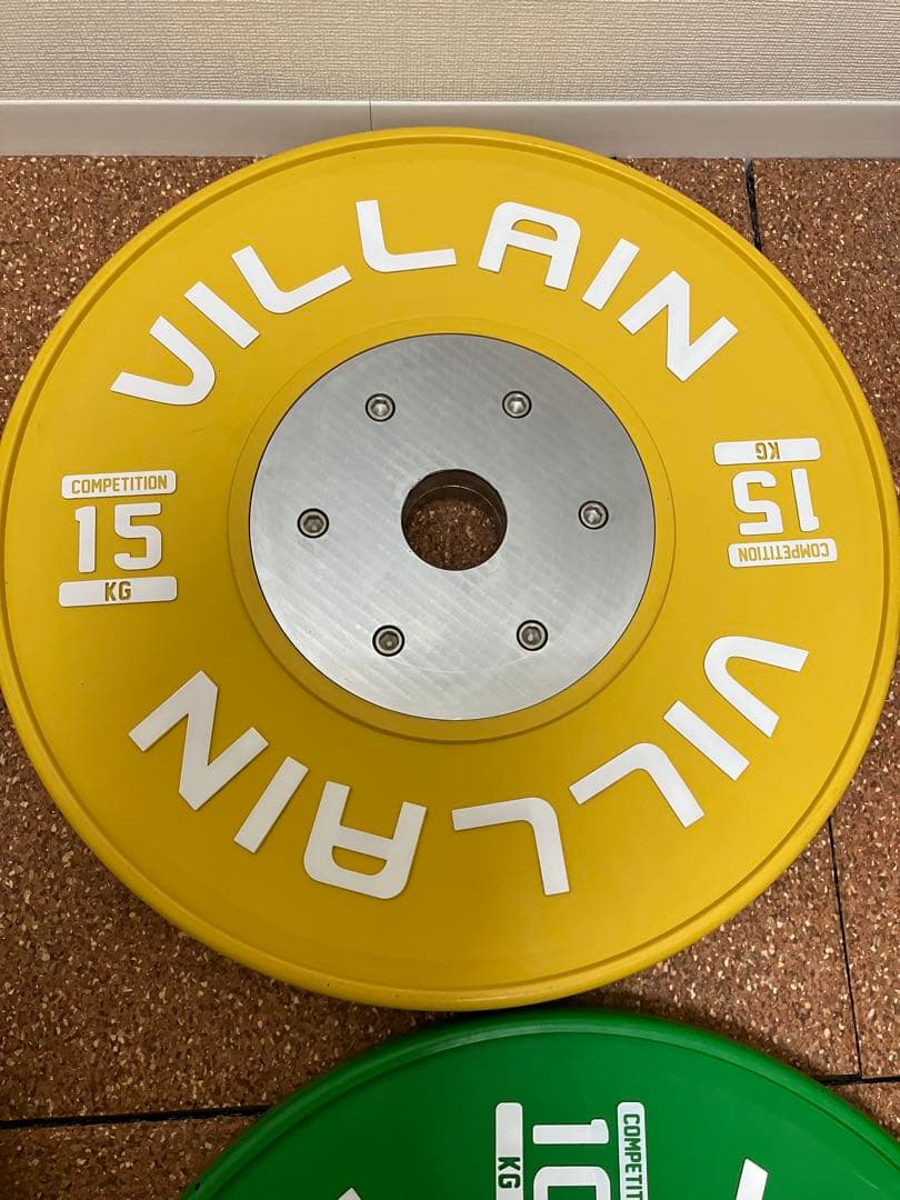 VILLAIN 10kg ウエイトプレート 15kg 10kg 各2枚セット