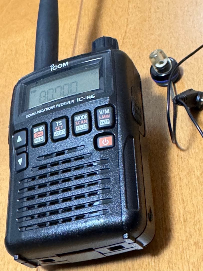 ICOM IC-R6 通信受信機 イヤホン付き