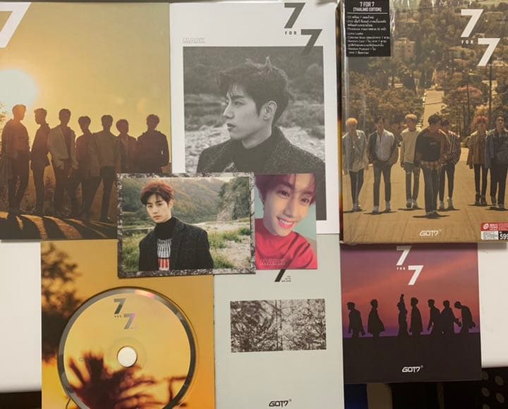 got7 7for7 タイ盤　マーク　セット
